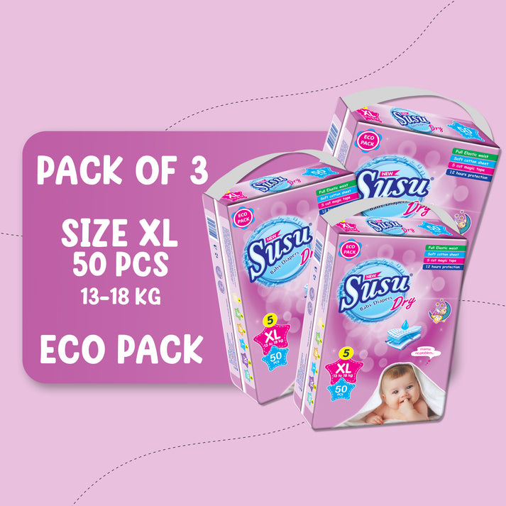 SUSU DRY ECO SIZE-XL BUNDLE PACK OF 3 – Hygienichub